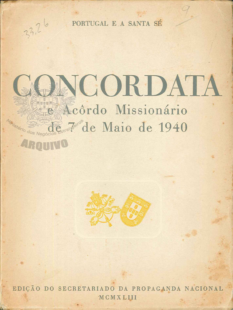 A Concordata entre Portugal e o Vaticano nos séculos XX e XXI