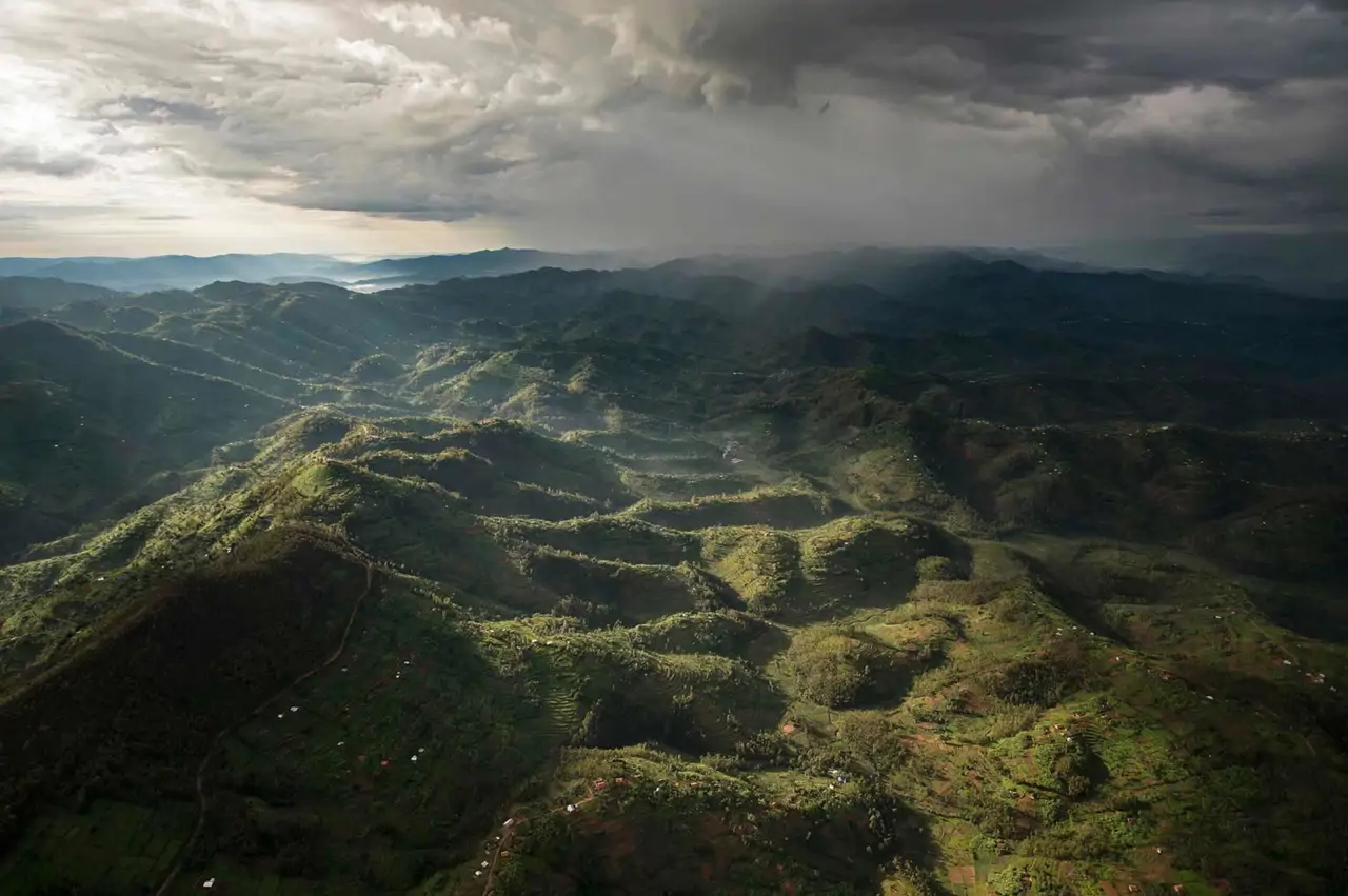 O Ruanda, província a província