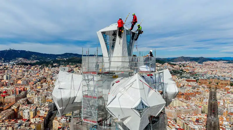 O momento em que a Sagrada Família se tornou a igreja mais alta do mundo