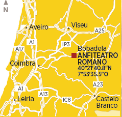 Espectáculos romanos no anfiteatro de Bobadela