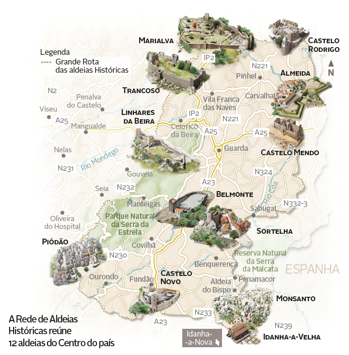 Castelo Rodrigo, por terras de Riba-Côa