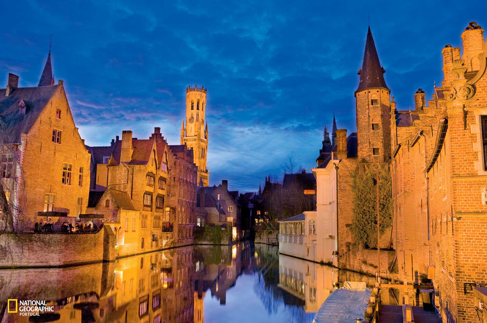 Cidade medieval de Bruges, o grande armazém da Europa