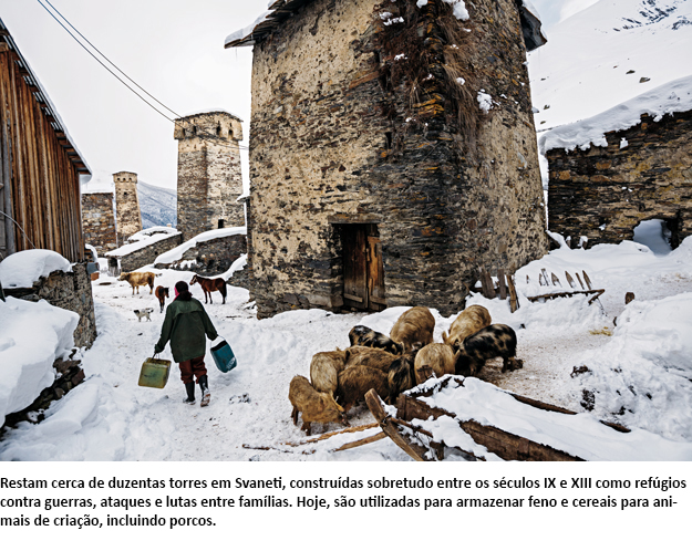 Refúgio medieval na montanha