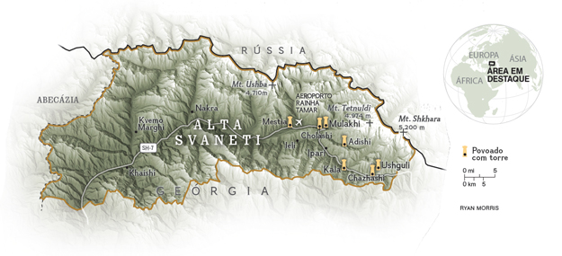 Refúgio medieval na montanha