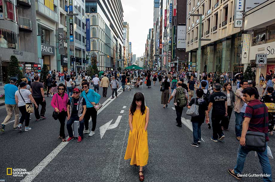 Uma caminhada pelas ruas de Tóquio