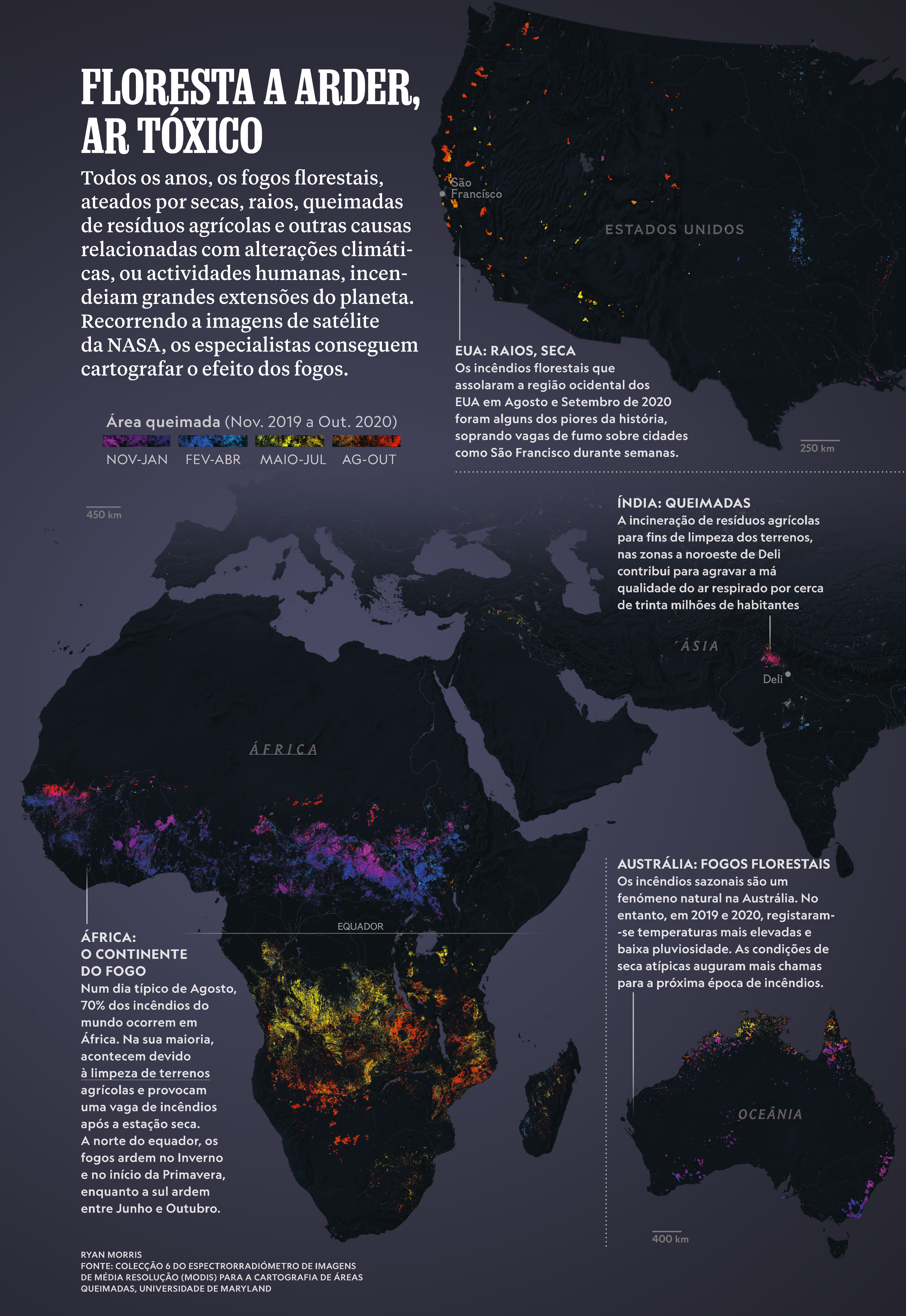 Onde há fogo, há fumo tóxico