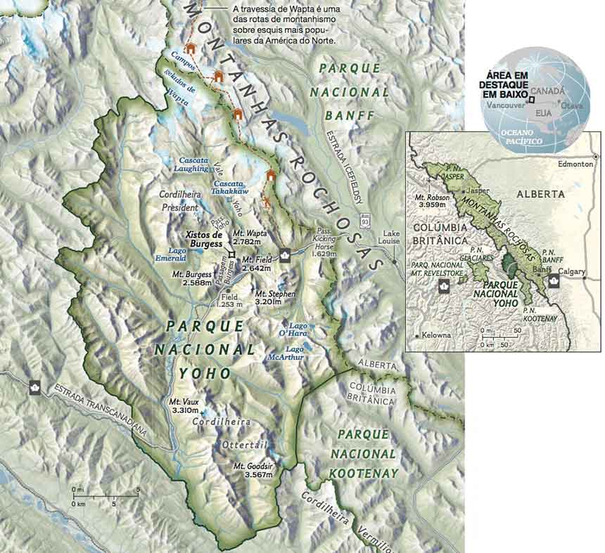 Mapa Das Montanhas Rochosas
